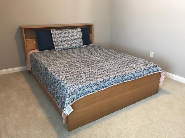 Indian box bed with mattress for sale